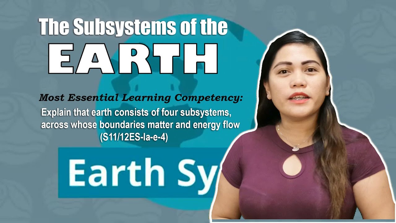 The Subsystems of the EARTH (Quarter 1 - Module 1 Lesson 5) Earth and ...