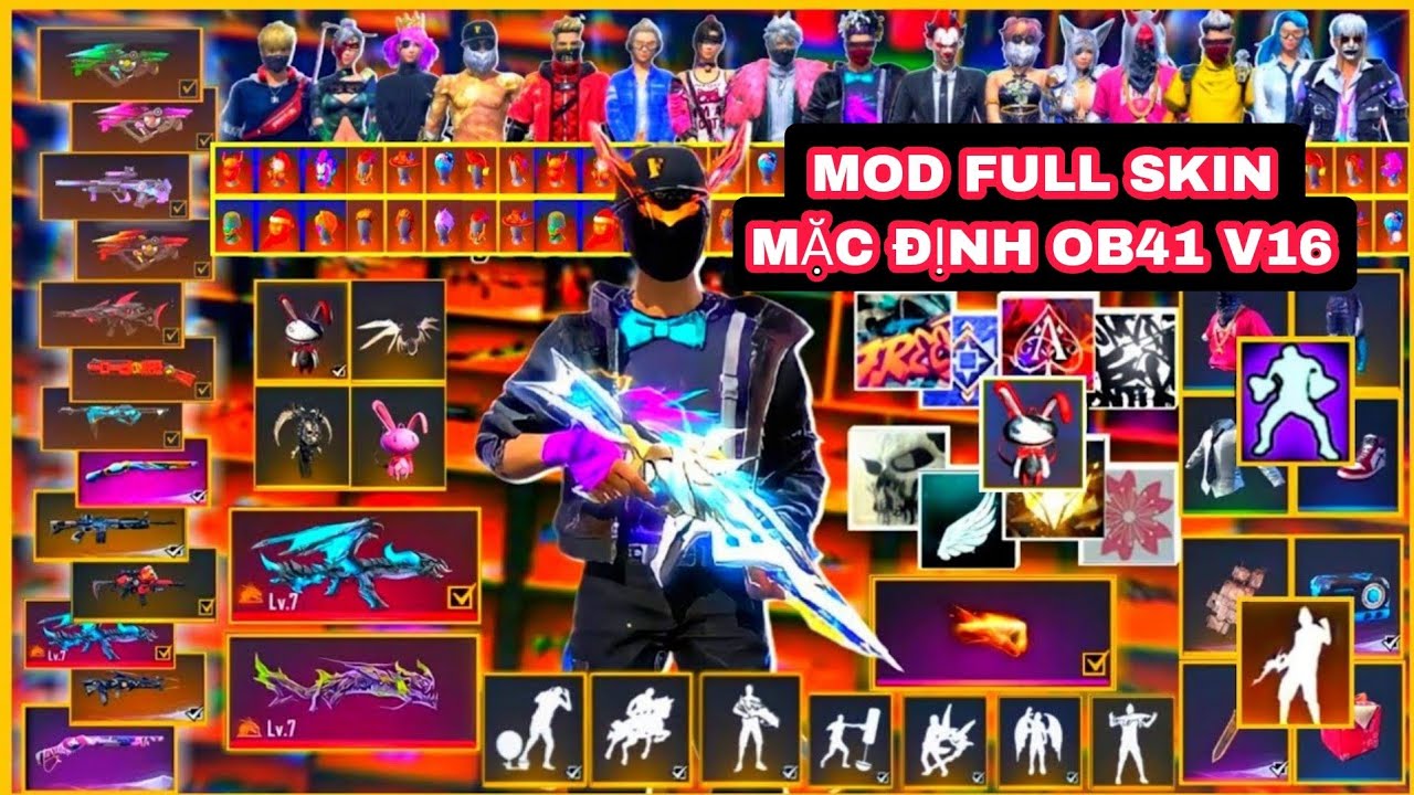 hưỡng dẫn mod skin free fire MOD HÀNH ĐỘNG SÚNG TRANG PHỤC MOD SKIN MẶC ...