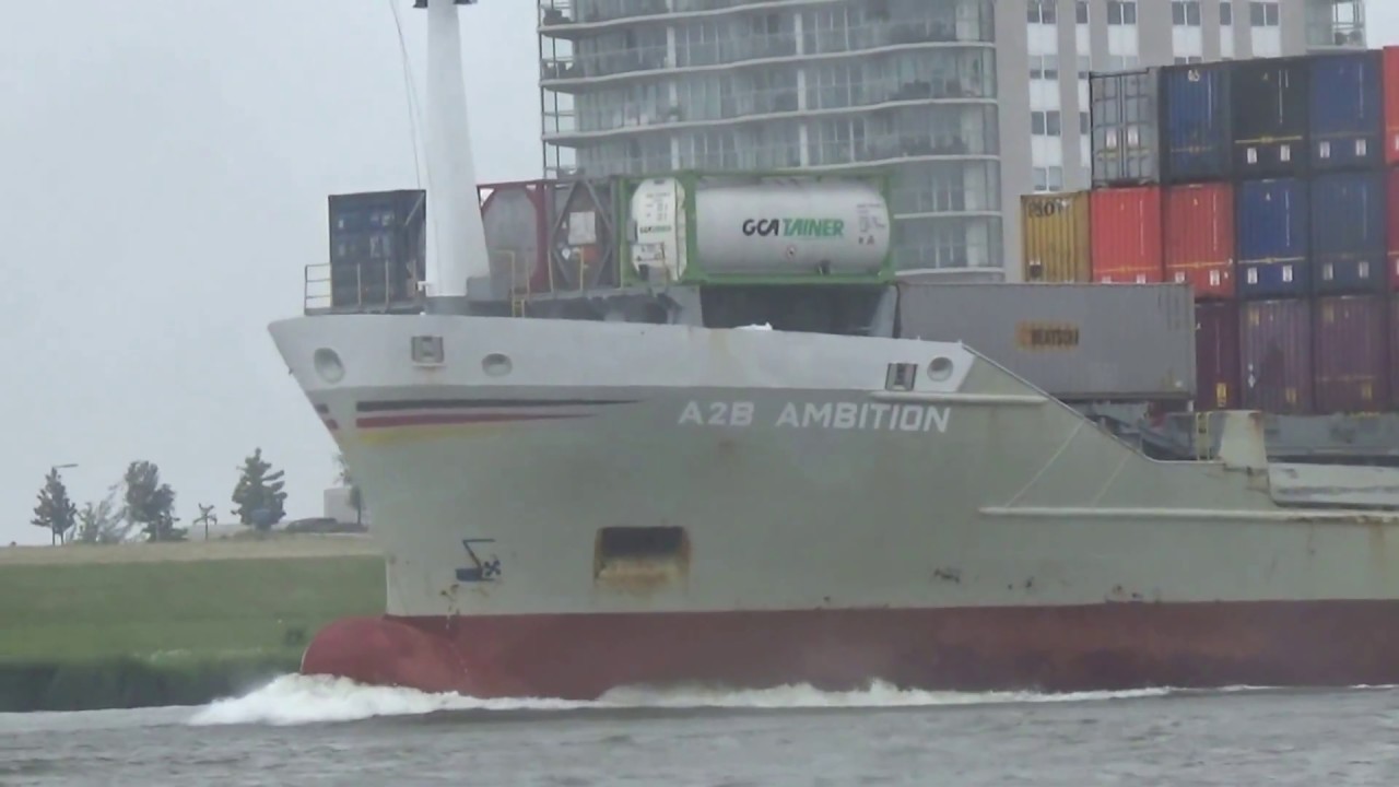 A2B AMBITION Container Ship - YouTube