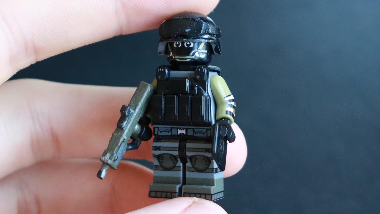 5 Minute Custom LEGO Battlefield Minifigure! - YouTube