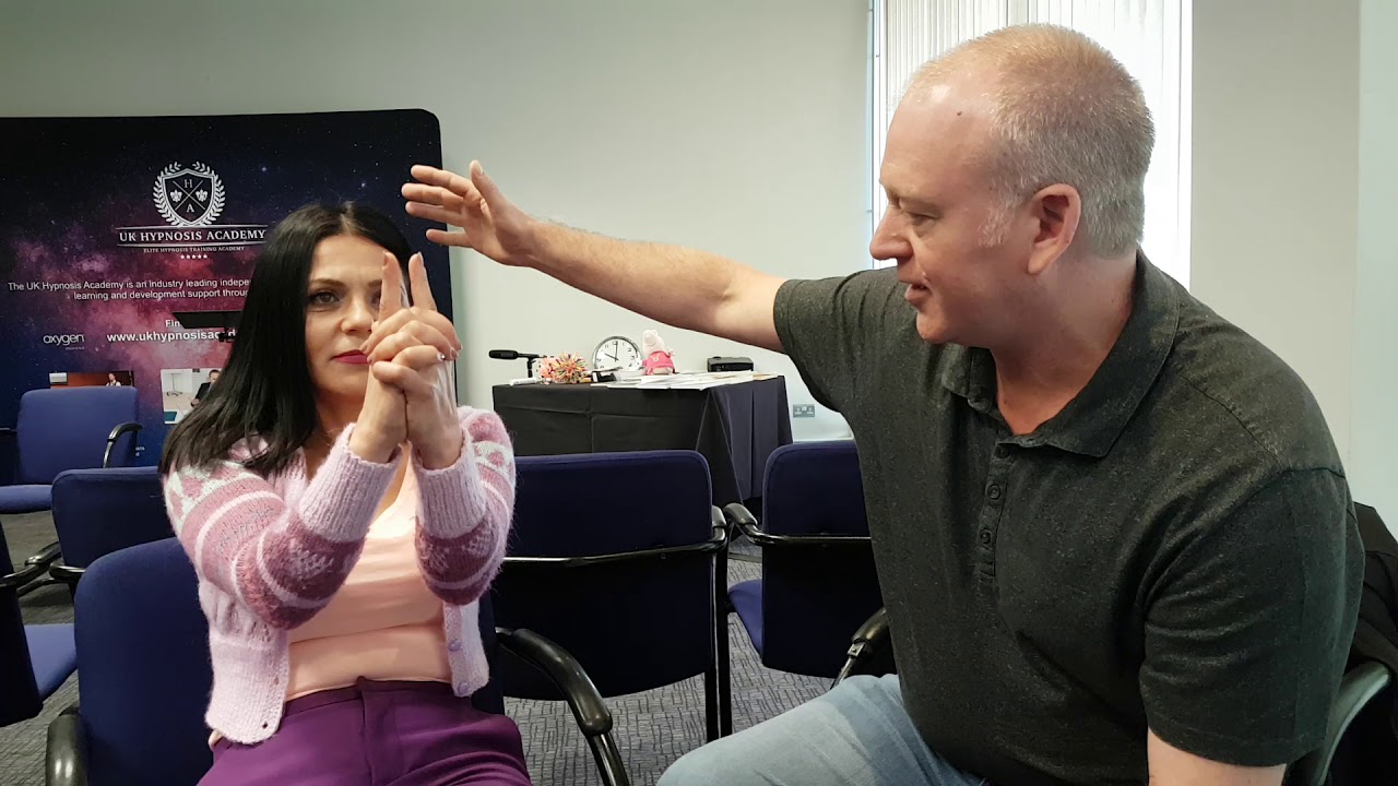 Hypnosis Induction - Magnetic Fingers - YouTube
