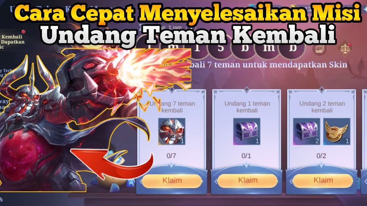 Cara Cepat Menyelesaikan Misi Undang Teman Mobile Legends Untuk ...