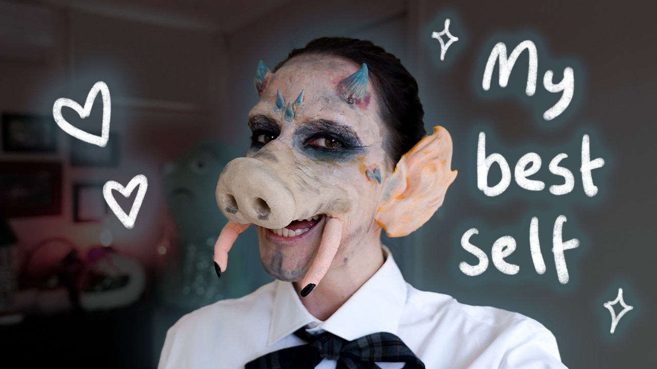 Having a Very Good Time trying SFX make up - YouTube