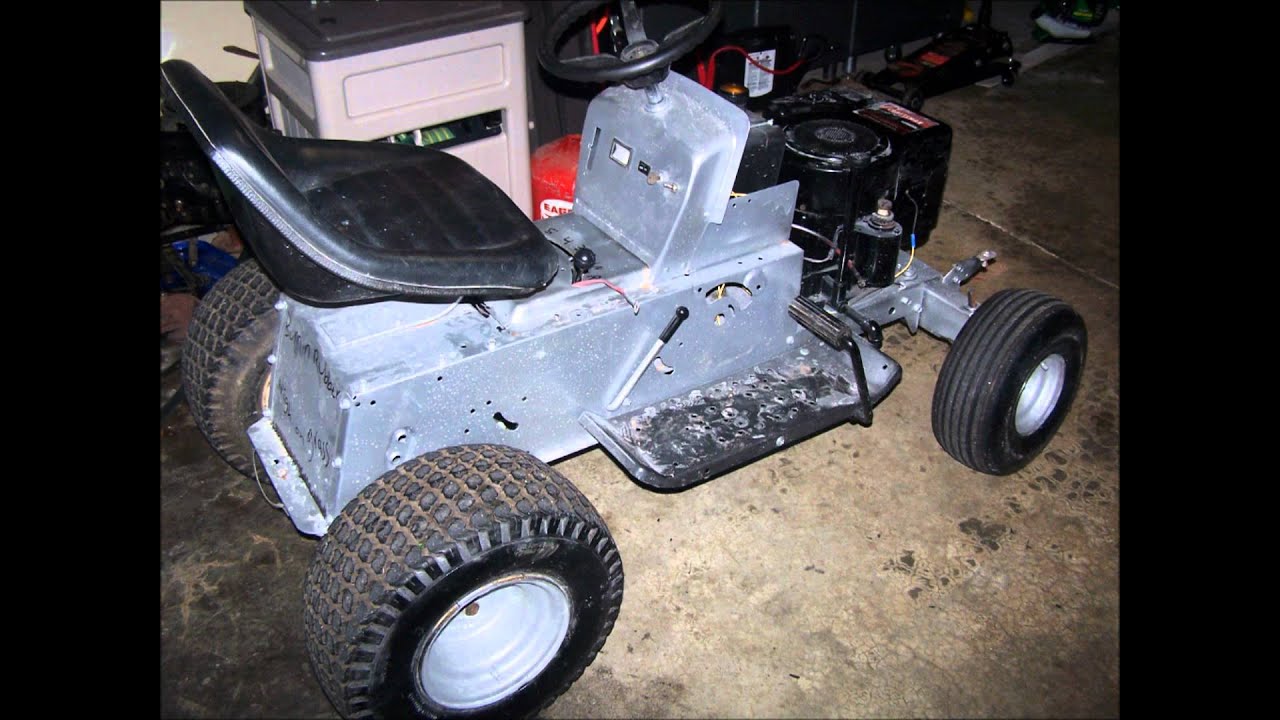 racing mower build - YouTube