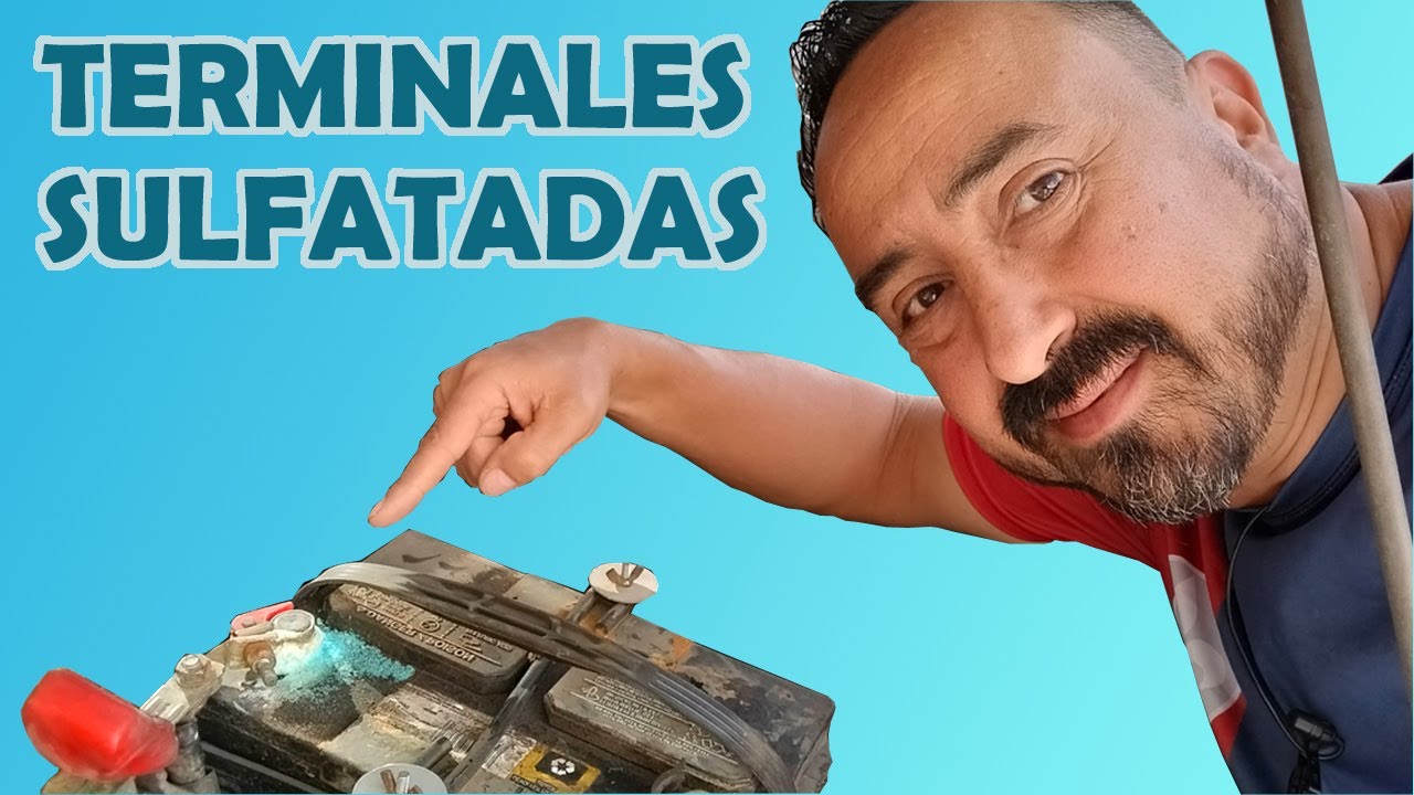 Como limpiar una batería sulfatada, cambio de terminales y como evitar ...