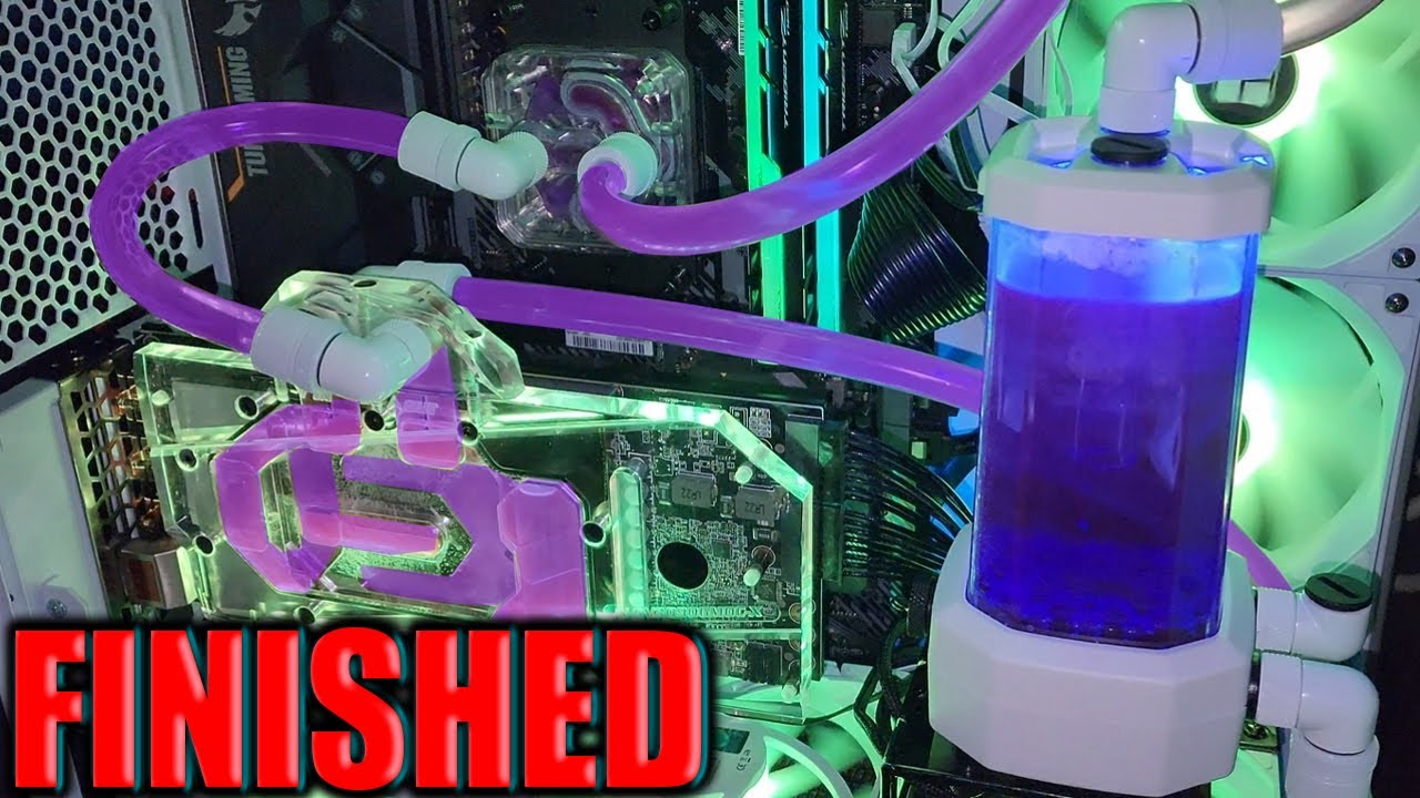 I Finally Finished Liquid Cooling my PC for the First time - YouTube