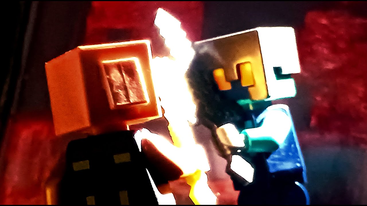 Nether Confrontation || Stop Motion Animation - YouTube