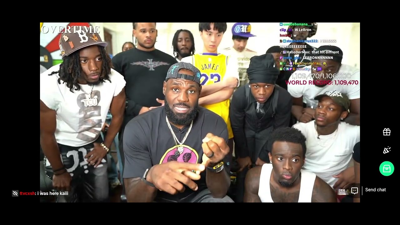 LeBron James legendary speech on Kia's stream on Twitch #lebronjames # ...
