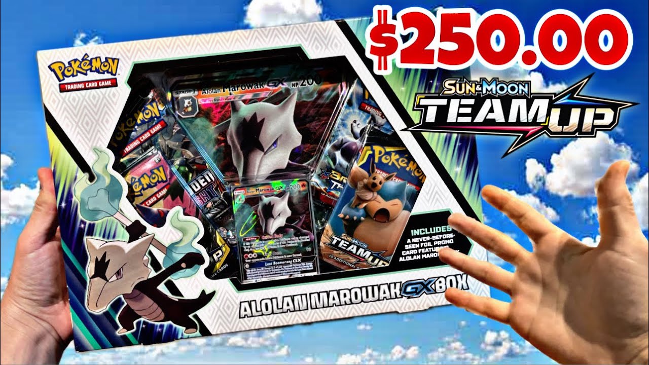 $250 Pokémon Team Up GX box OPENING! Do we RINSE or get LUCKY? # ...
