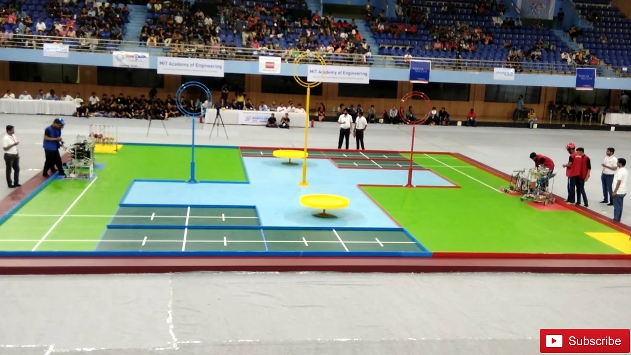 Robocon 2018 || Super League: Rustamji IoT, Gwalior (Red) vs Sanjivani ...