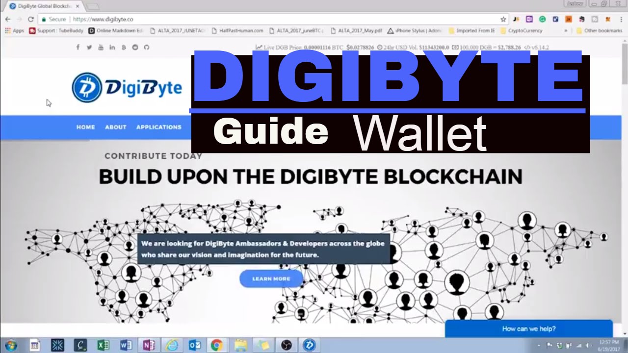 Digibyte Wallet Guide! Keep our Digibyte off the Exchanges - YouTube