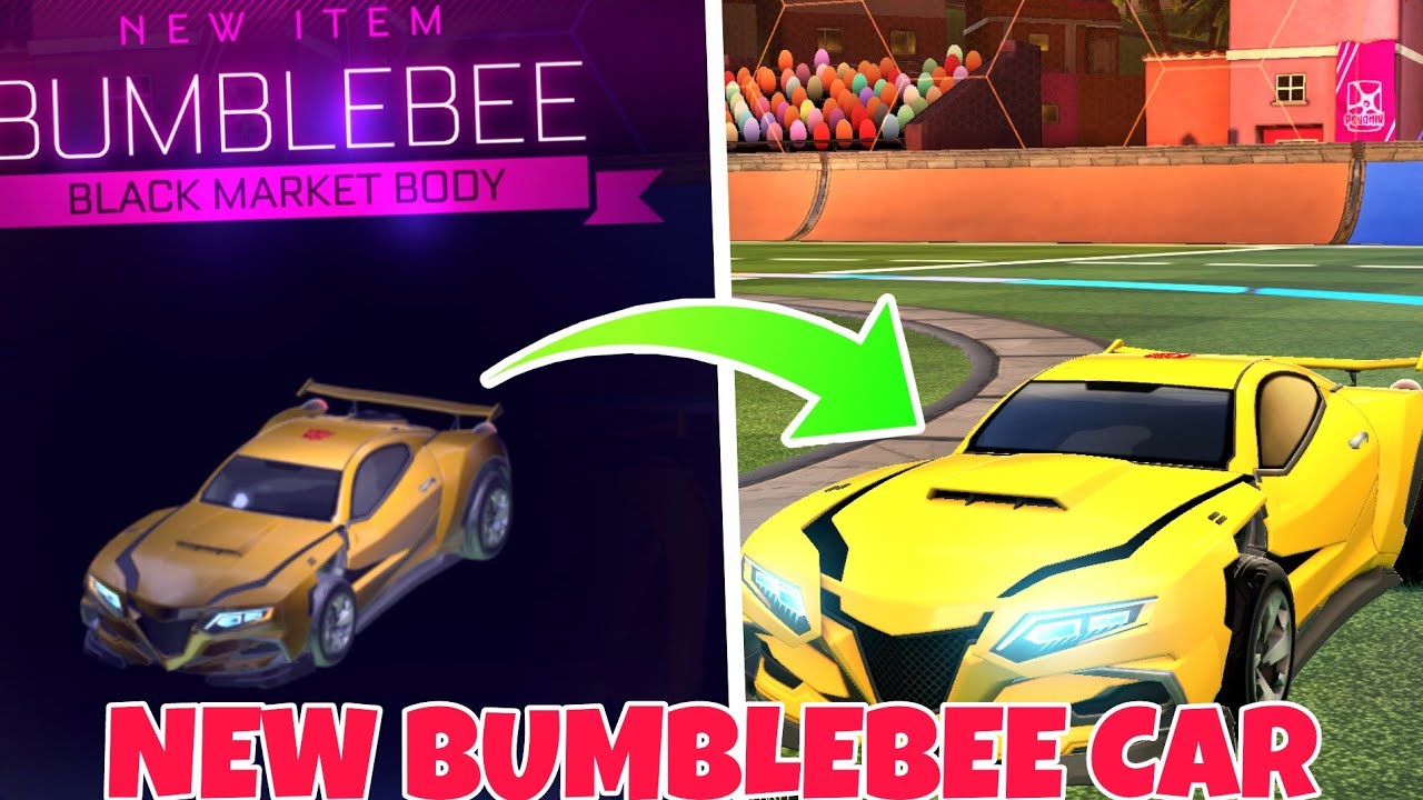 ROCKET LEAGUE TRANSFORMERS ITEM SHOWCASE | Rocket League Bumblebee ...