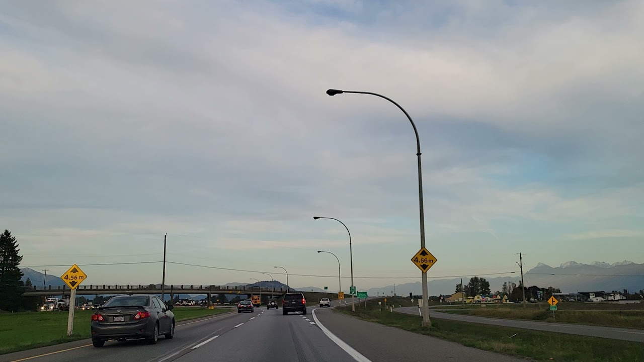 Driving through #1 Highway from Abbotsford to Chilliwack BC 🇨🇦 - YouTube