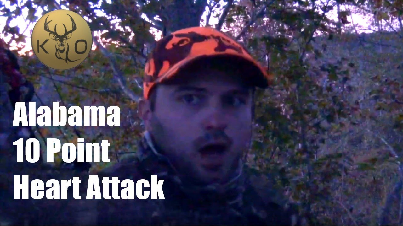 10 Point Buck- Alabama Heart Attack - YouTube
