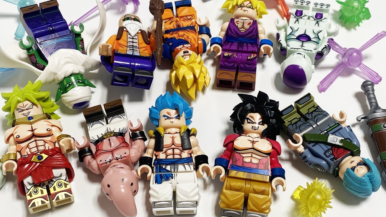 Lego Dragon Ball | goku super saiyan 4 | minifigures lego unofficial ...