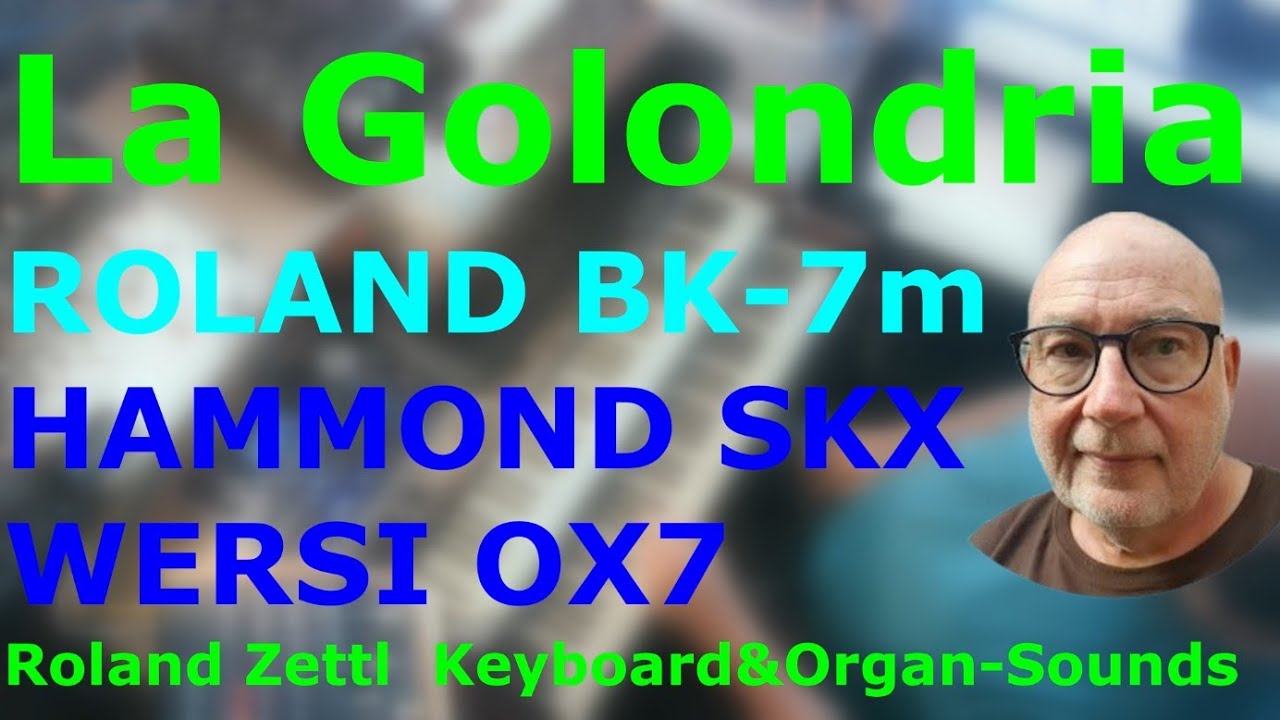 La Golondria (Cover mit Roland BK-7m, HAMMOND SKX, WERSI OX7) - YouTube