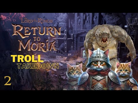 Troll Takedown - Lord of the Rings Return To Moria coop Multiplayer ...