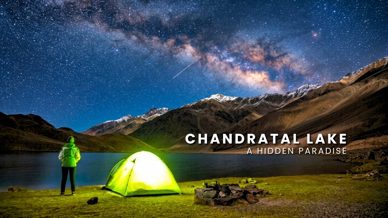 Chandratal Lake: Is This Place Even Real? 🌌 | Spiti Valley Cinematic 4K ...