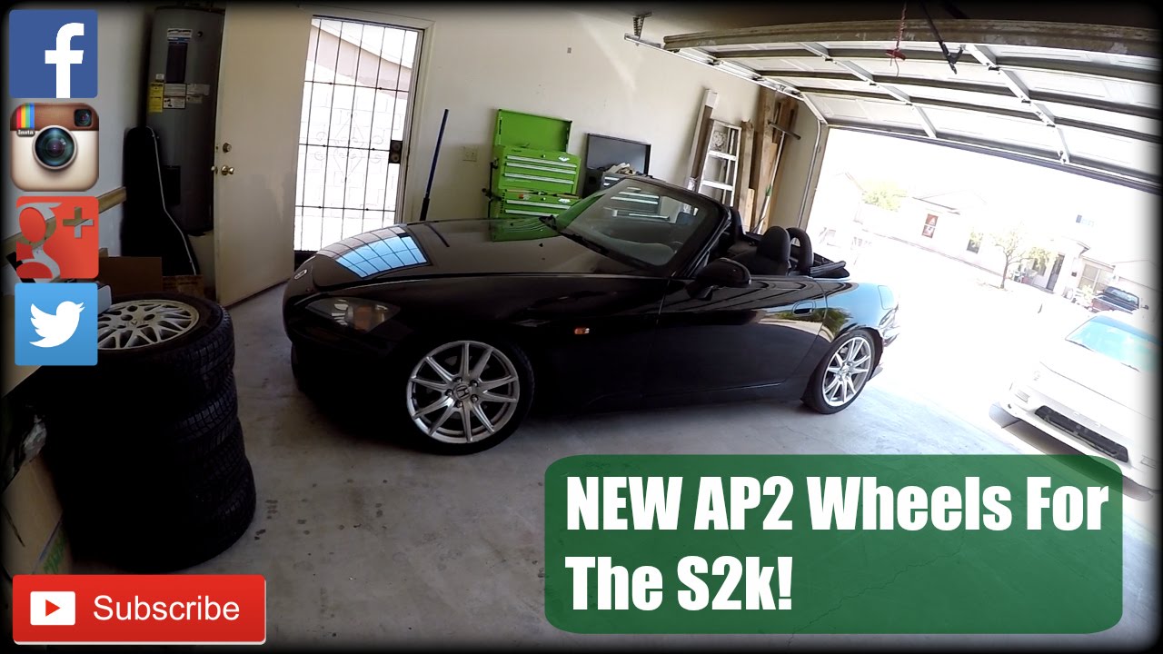 NEW AP2 Wheels For The S2k! - YouTube