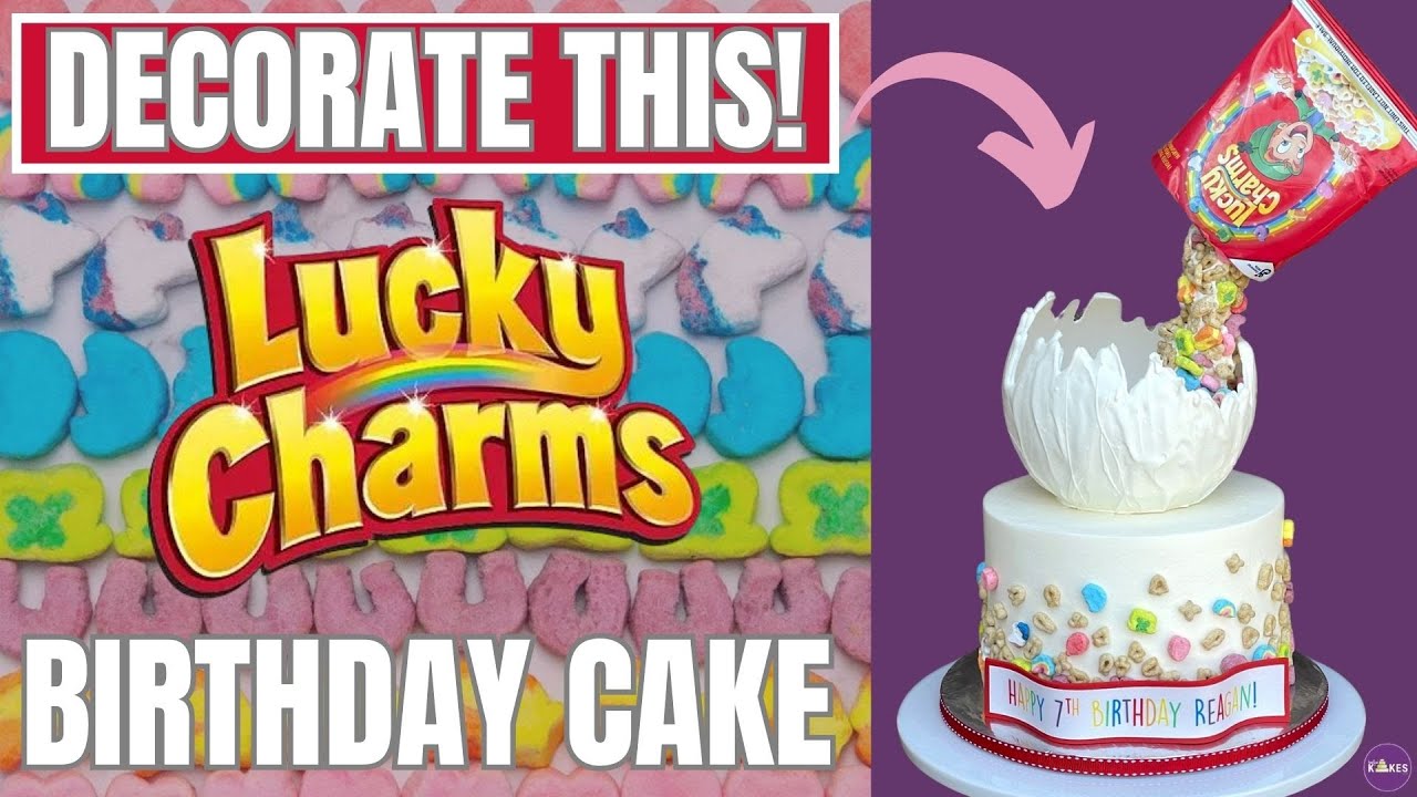 Decorate This LUCKY CHARMS Cake! - YouTube