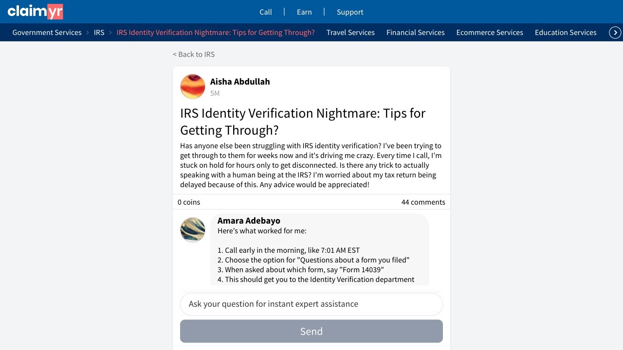 IRS Identity Verification How to Get Through to a Real Person ...