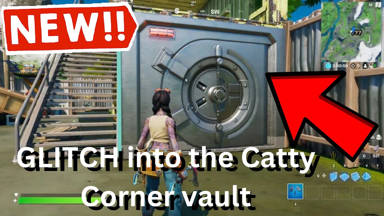 How to Get Into the Catty Corner Vault In Fortnite Chapter 2 Remix - YouTube