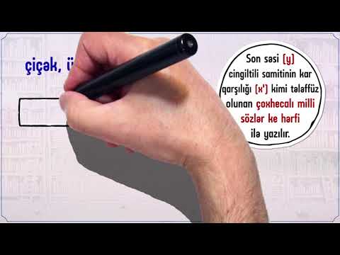 11sonu q ve k ile biten coxhecali sozlerin yazilisi ve teleffuzu