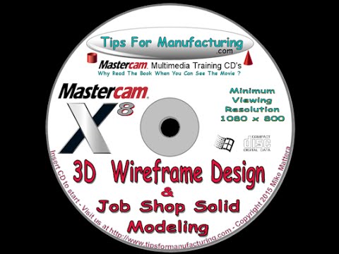 TFM - Mastercam X8 3D Wireframe Design - Solid Model Primitive Shapes ...
