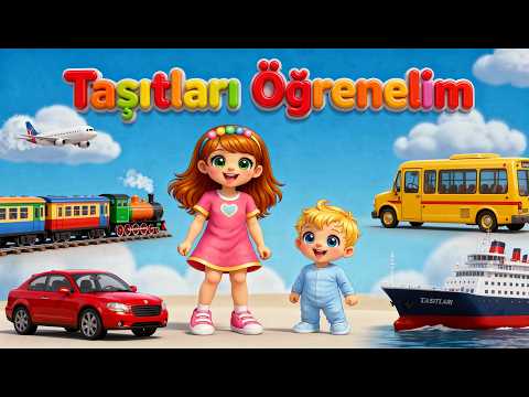 Taşıtları Öğrenelim 🚗🚌🚂✈️🚢 | Mila & Mino Çocuk Şarkısı