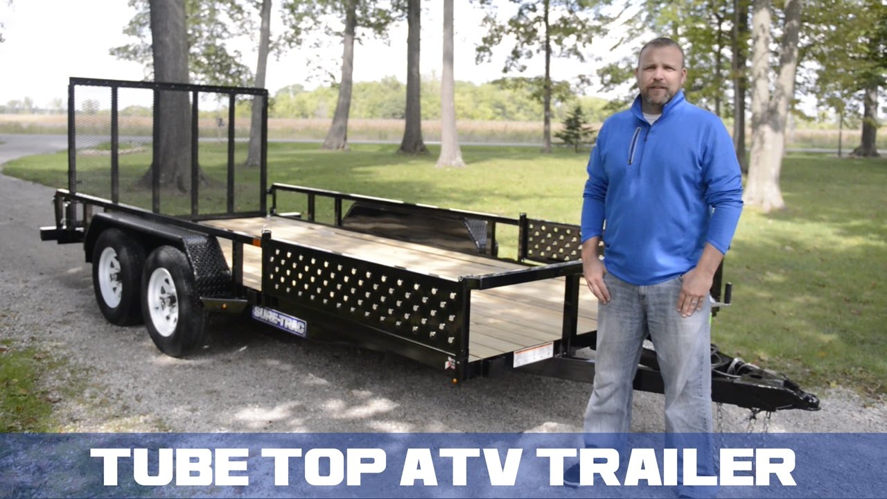 Sure-Trac Tube Top ATV Trailer Overview - YouTube
