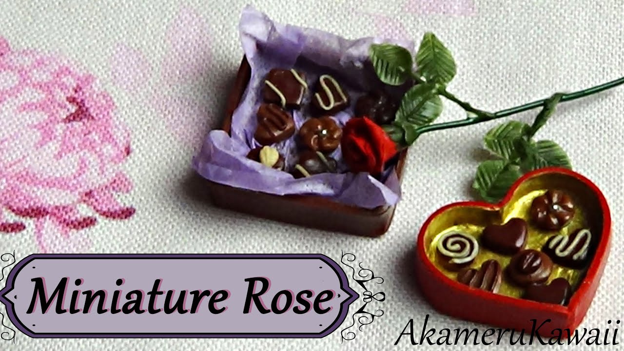 Miniature Rose Tutorial - Polymer clay - YouTube