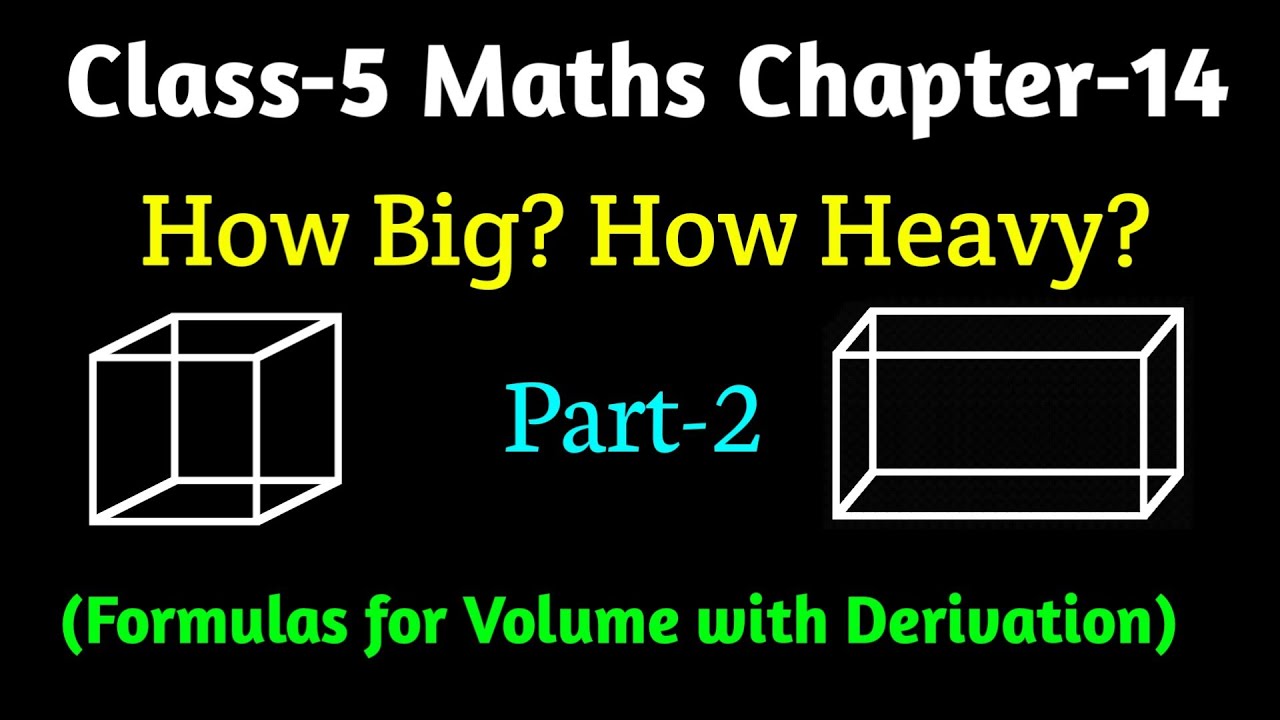 How Big? How Heavy? (Part-2) Class-5 Maths Chapter-14 - YouTube