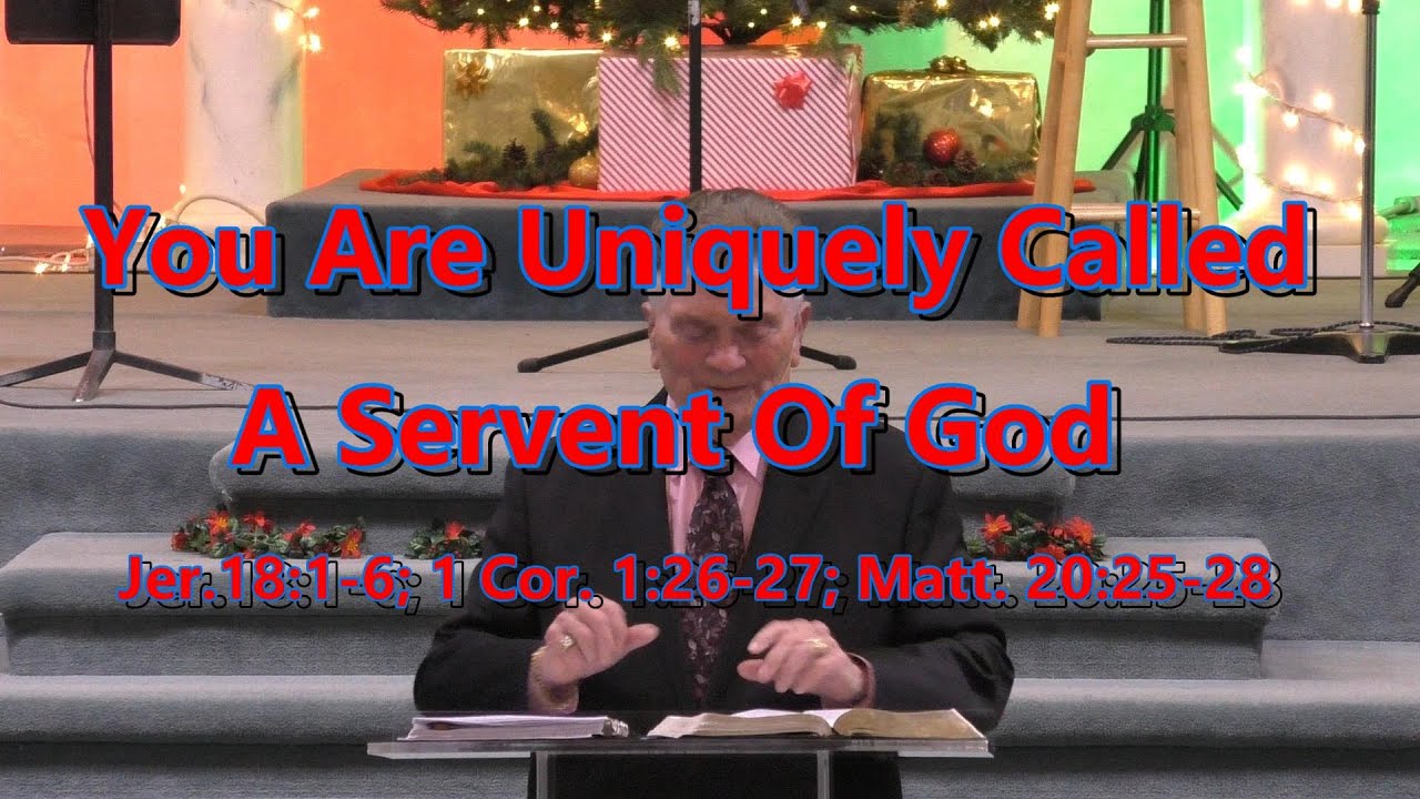 You Are Uniquely Called A Servent Of God. Pastor JIm Hartin Victory ...