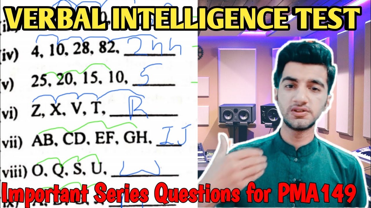 Verbal Intelligence test | tricks and tips to solve series verbal ...