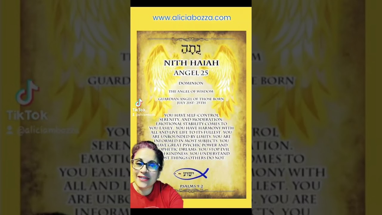 The 24th Name of God, Nith Haiah and its Hebrew Letters. - YouTube