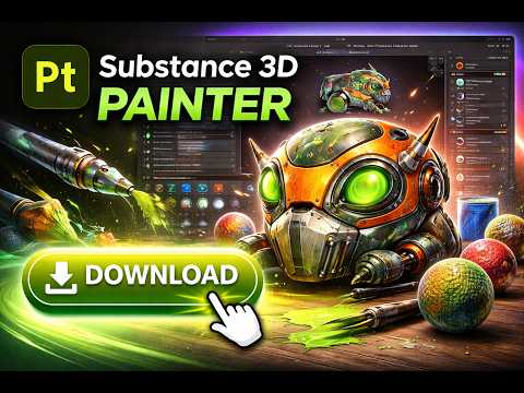 Adobe Substance 3D Painter ile Hayalindeki Karakterleri Yarat! 🎨✨ Oyna ve Öğren! 🕹️