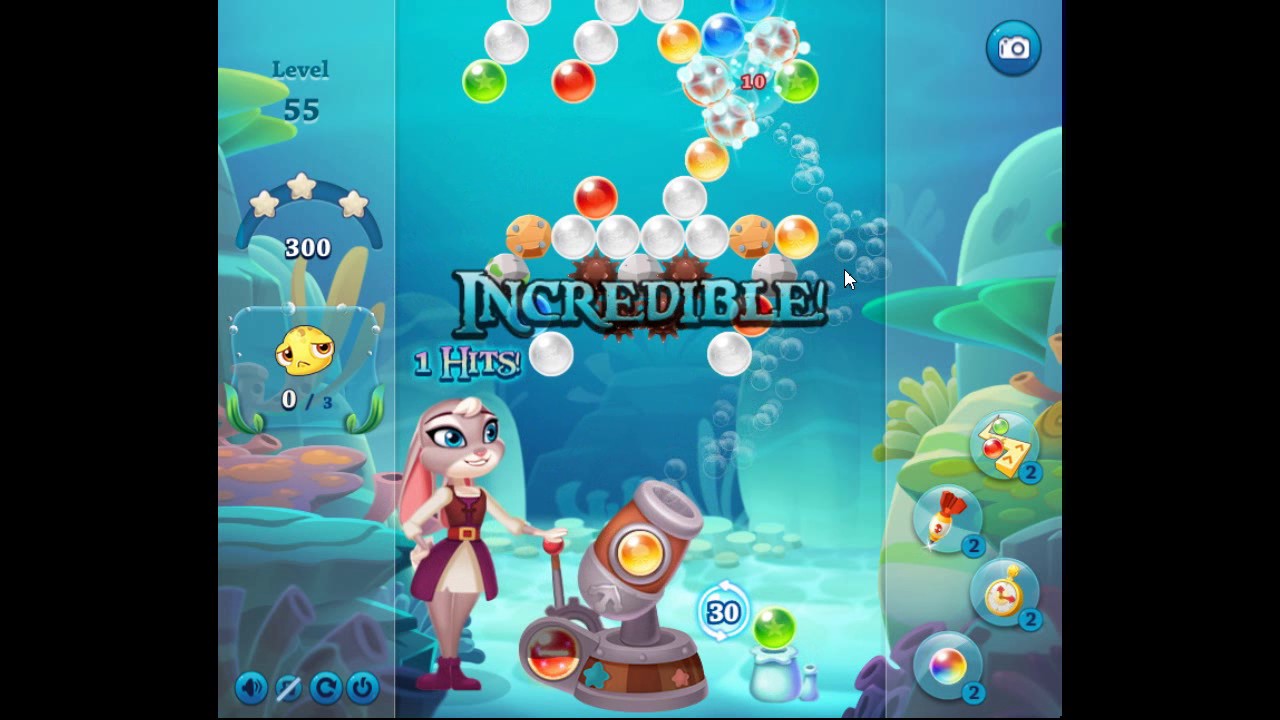 Bubble Incredible level 55 NO BOOSTERS - YouTube