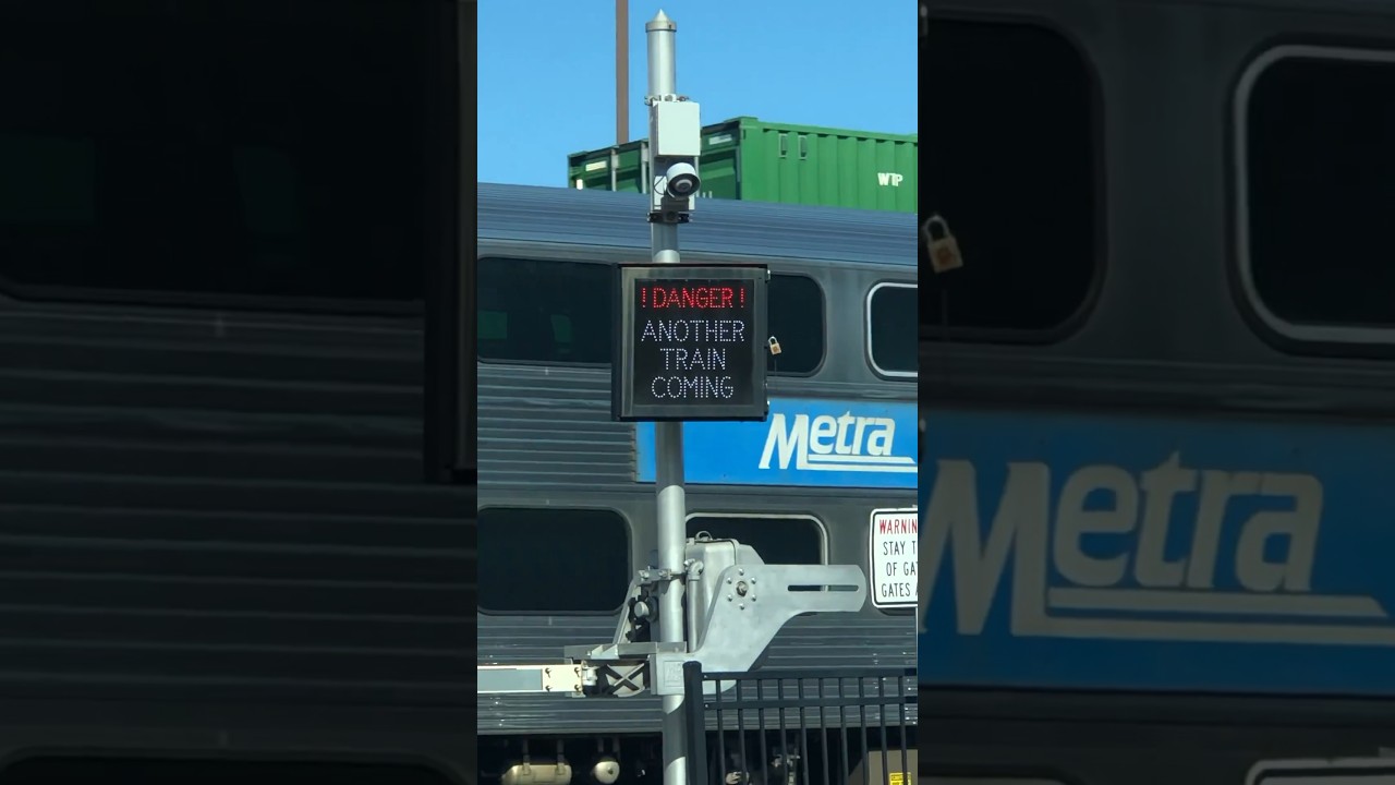 The “Another Train Warning System” ATWS at Ardmore Ave along the # ...