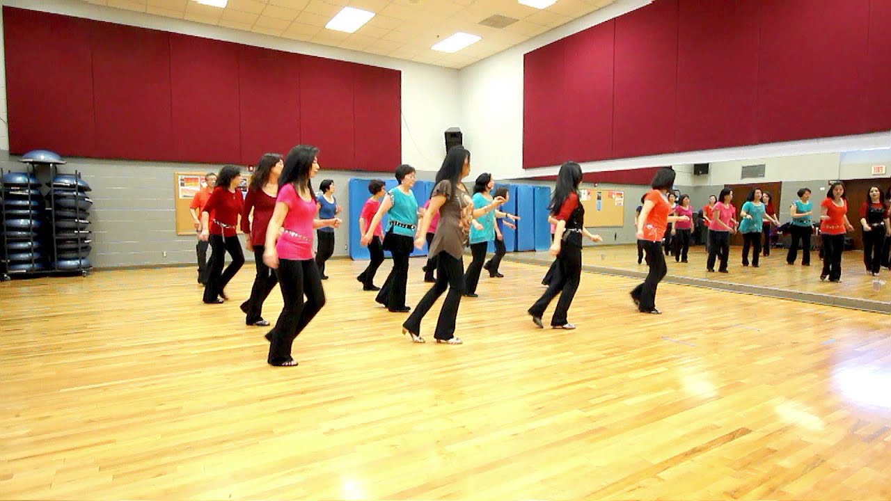 Perfect 4U - Line Dance (Dance & Teach in English & 中文) - YouTube