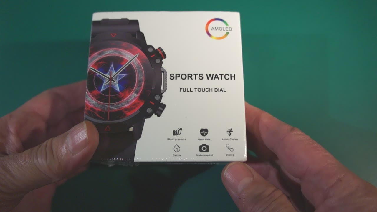 FOBASE TF10 PRO - Smartwatch AMOLED Display - Unboxing and Feature ...