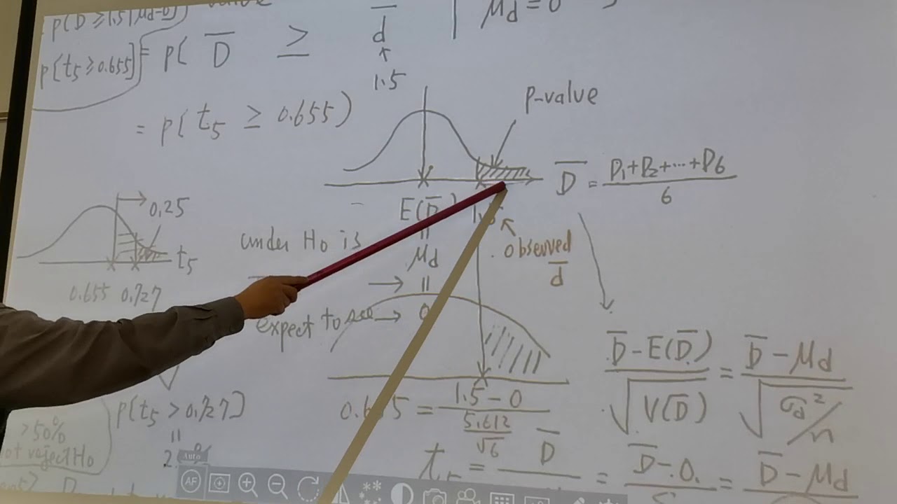 match-paired t procedure part 10 - YouTube