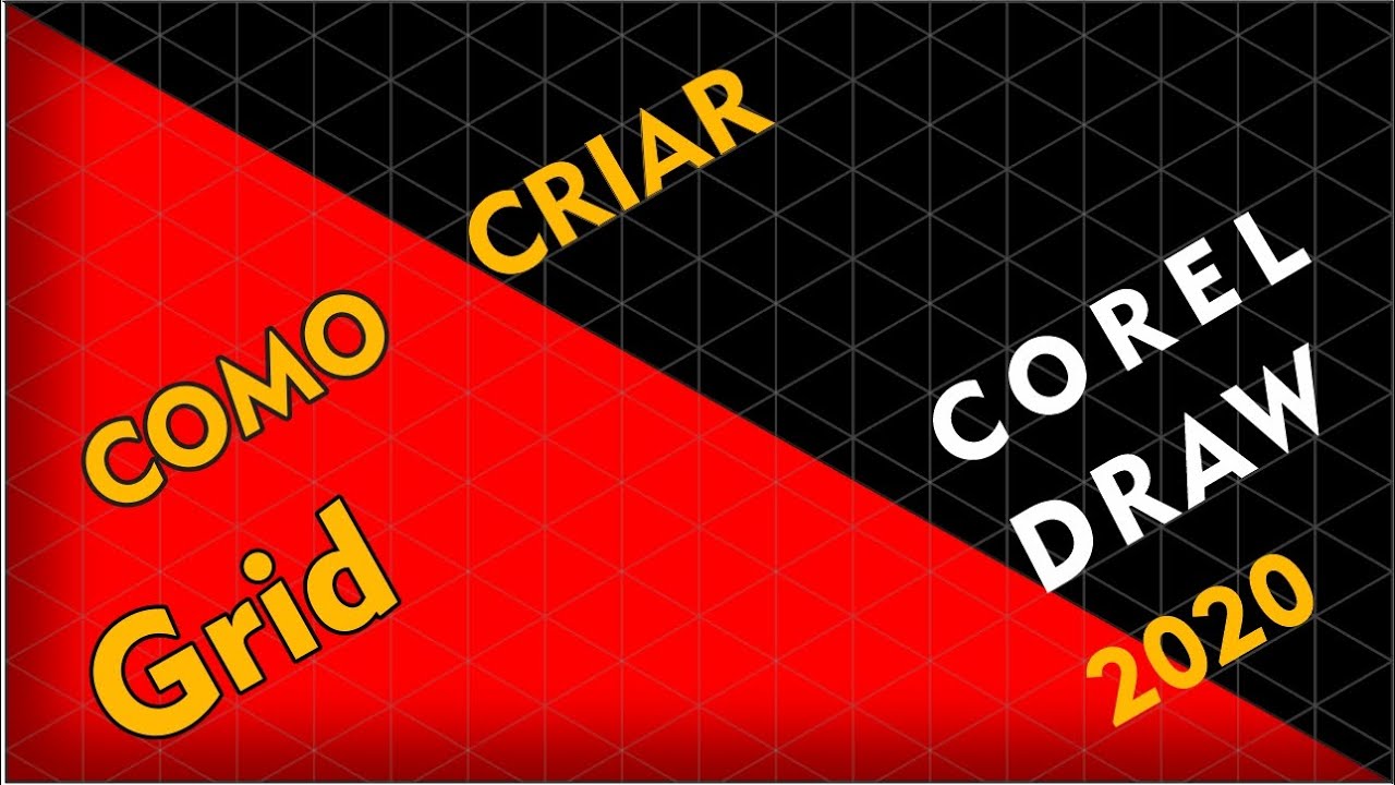 como criar grid no corel draw e organizar os objetos dos seus projetos - YouTube