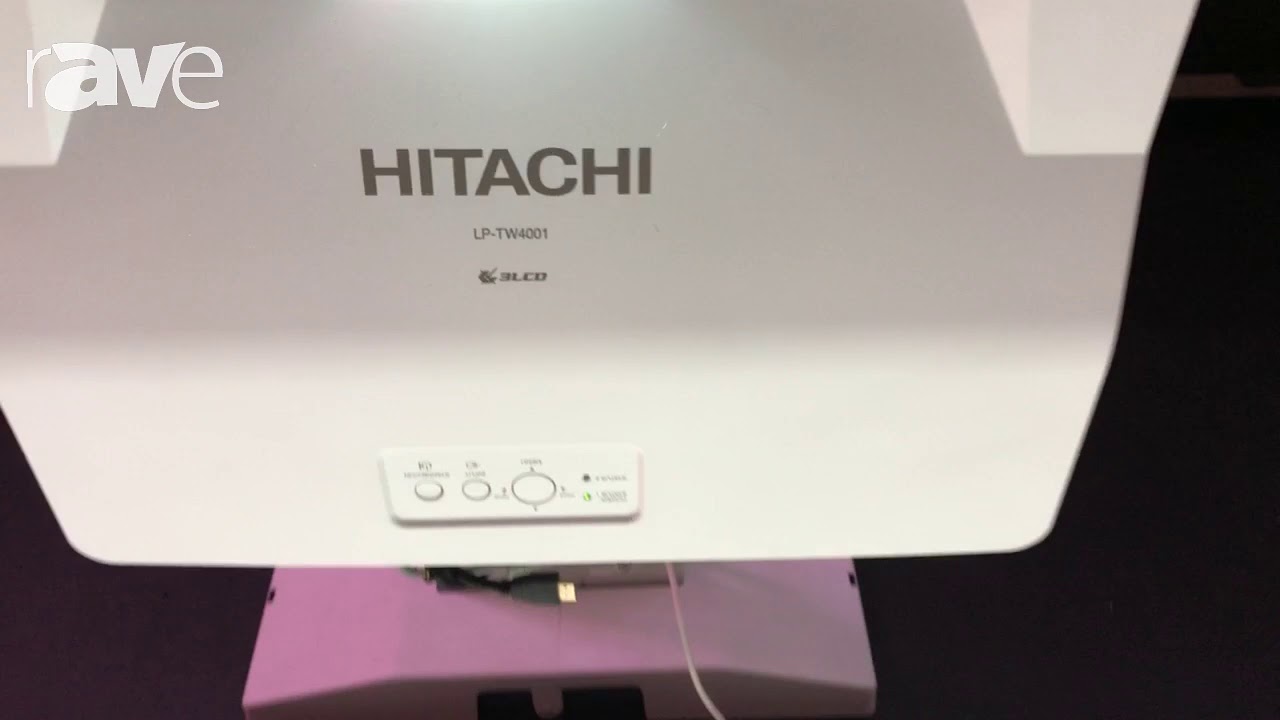 Integrate 2018: Hitachi Shows Off LP-TW4001 Ultra Short Throw ...