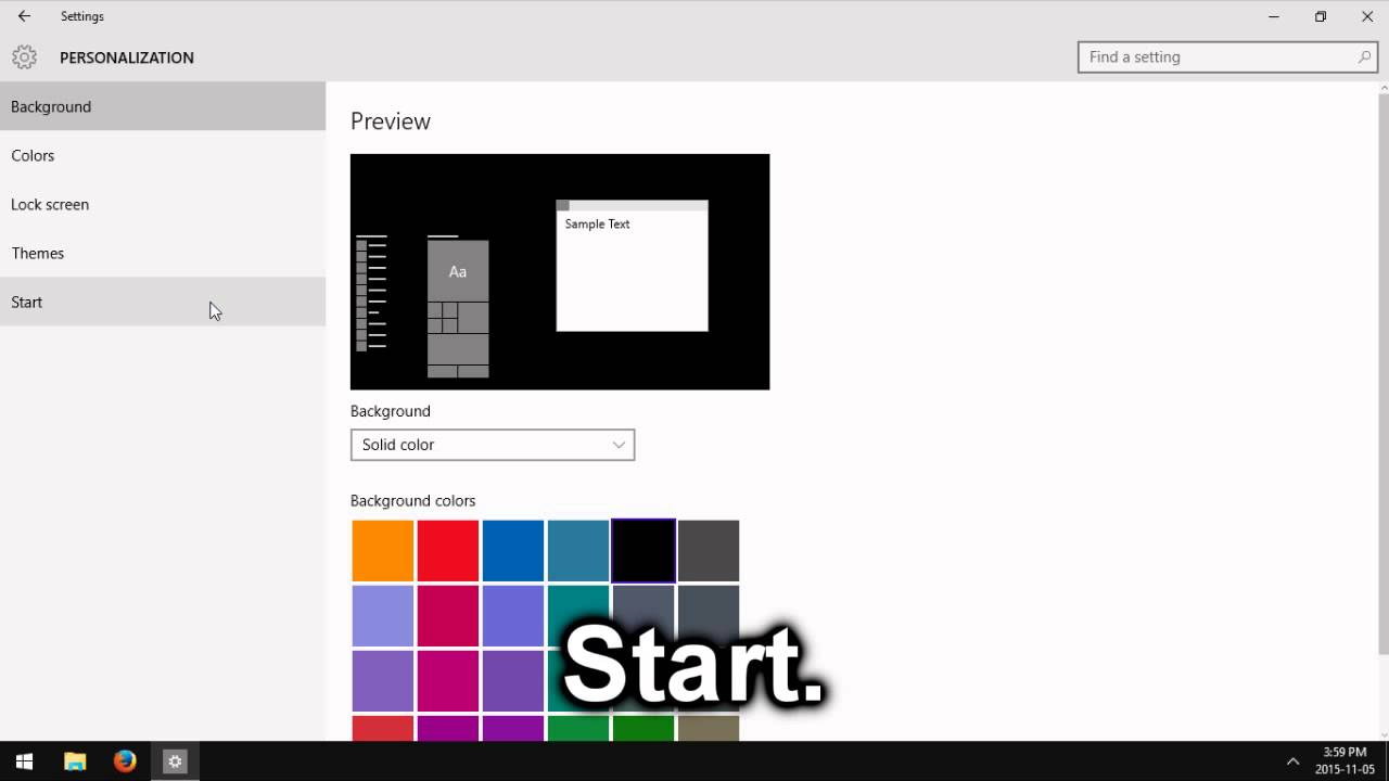 Windows 10: How to Switch to Full Screen Start Menu - YouTube