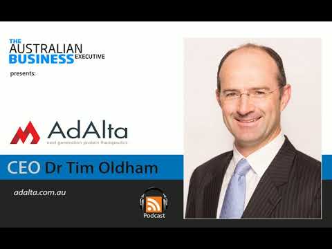 Biotech company AdAlta (ASX:1AD) CEO Dr Tim Oldham interview - YouTube