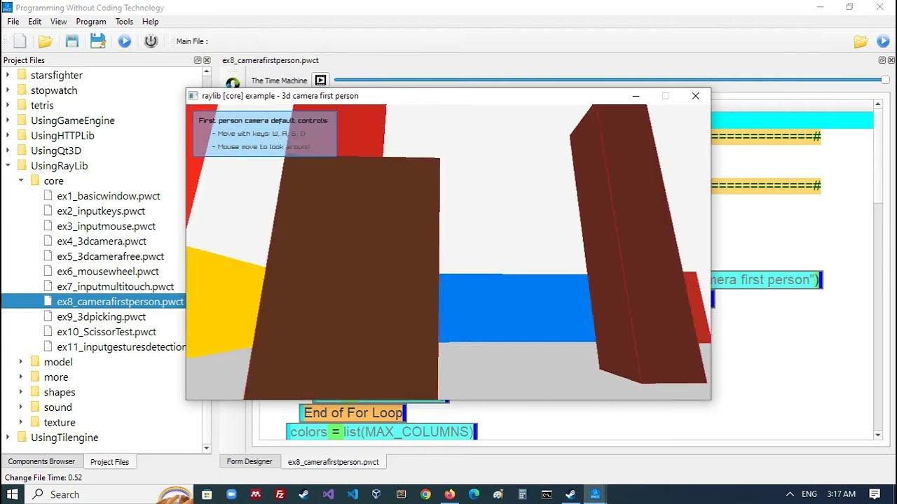 PWCT Samples - RayLib Library & FlappyBird3000 - YouTube