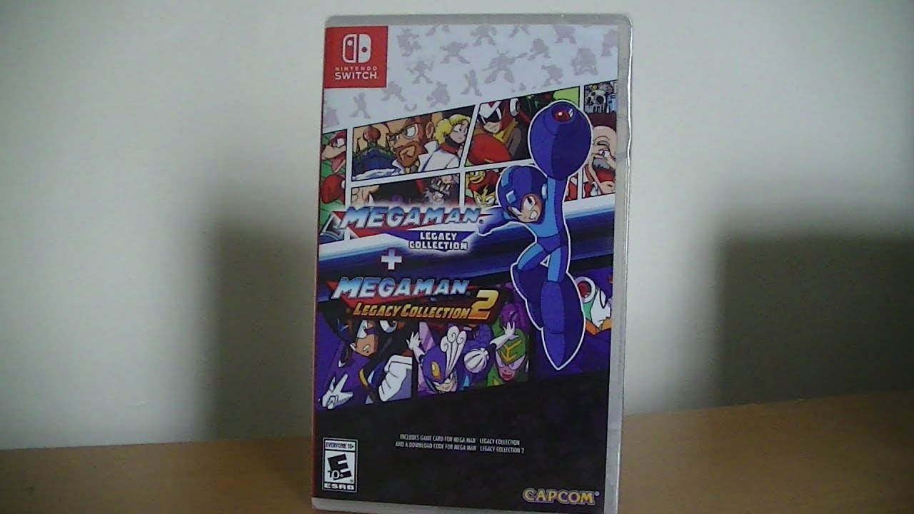 Mega Man Legacy Collection 1 & 2 - Switch Unboxing! (Launch Day) - YouTube