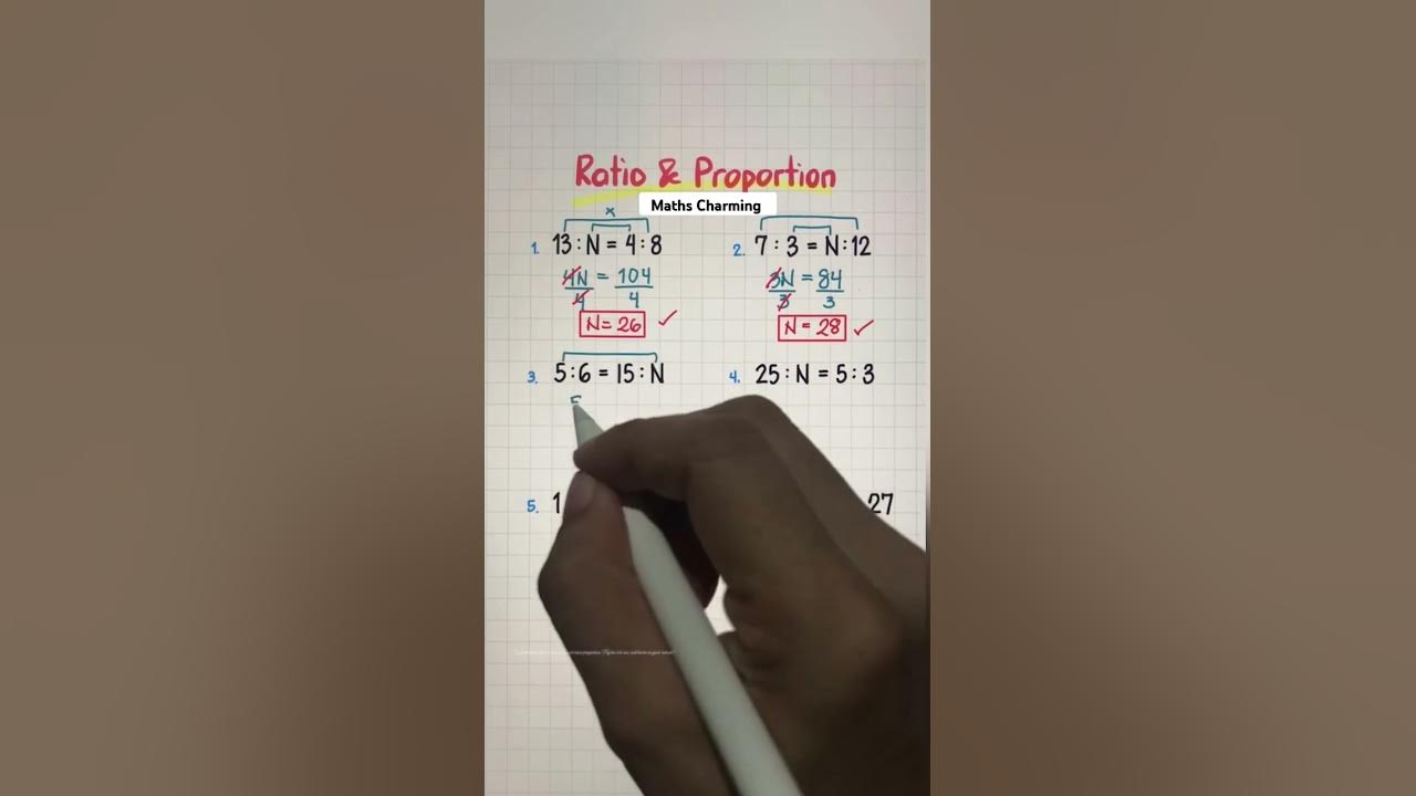 Ratio & proportion tricks mathematics #ratioandproportion #ratio #viralvideo #shorts #maths #1m ...