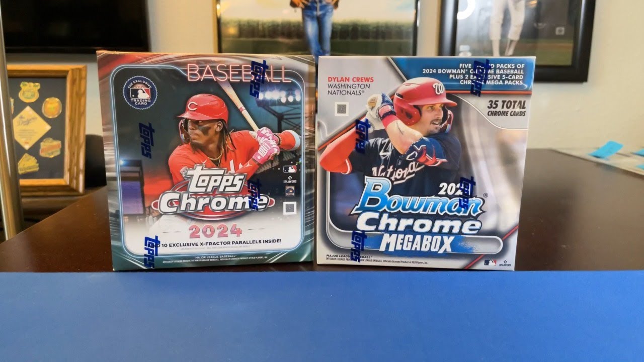 2024 Bowman Chrome Mega Box & 2024 Topps Chrome Monster Box Baseball ...