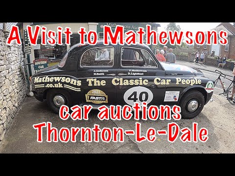 Mathewsons Car Auctions Thornton-Le-Dale - YouTube